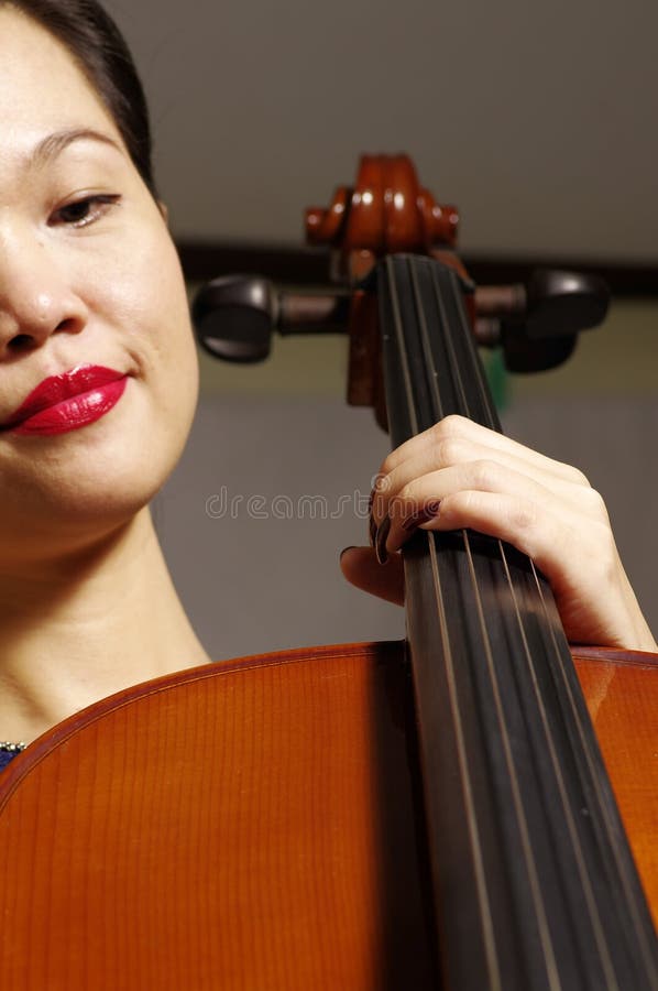 Woman and cello stock photo. Image of beauty, craft, event - 16887256