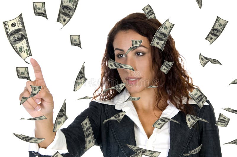 Woman Ceo With Money Picture. Image: 8525381