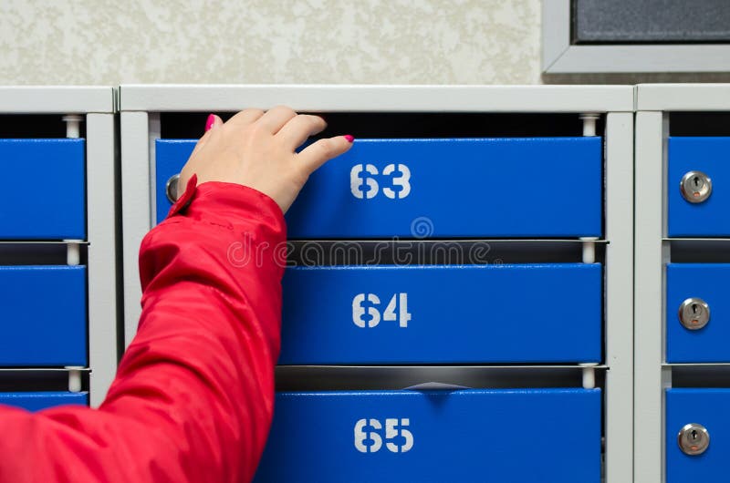 Mailbox check stock image. Image of hand, letters, delivered - 10577487