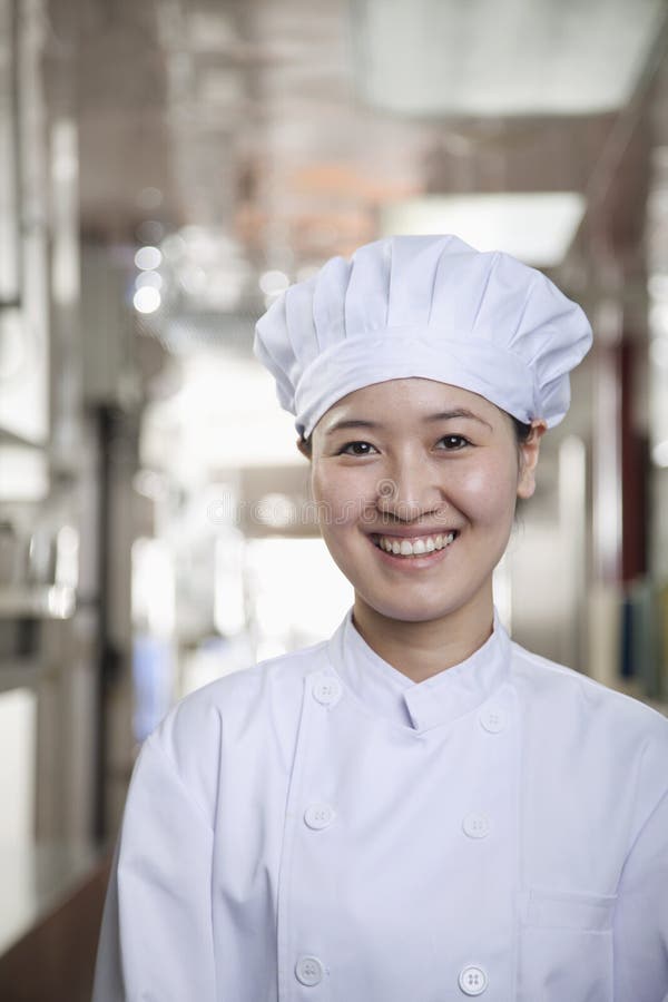 Asian woman chef stock photo. Image of lifestyle, beautiful - 28386646