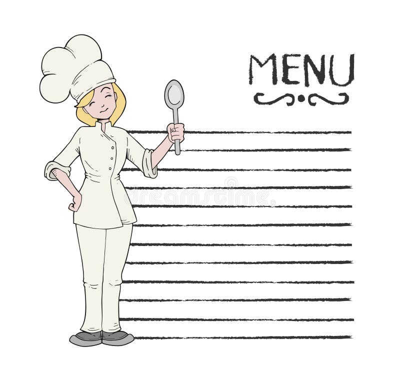 Chef Front Menu Stock Illustrations – 481 Chef Front Menu Stock ...