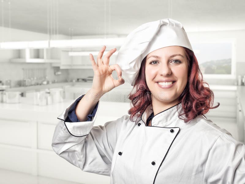 Woman chef stock photo. Image of cook, smiling, portrait - 38778308