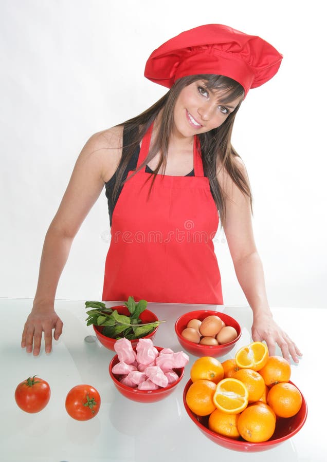 Woman chief_5 stock photo. Image of main, cook, chefs - 8626484