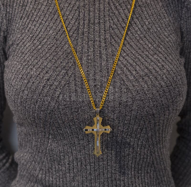 Woman Cross Around Neck Stock Photos - Free & Royalty-Free Stock Photos ...