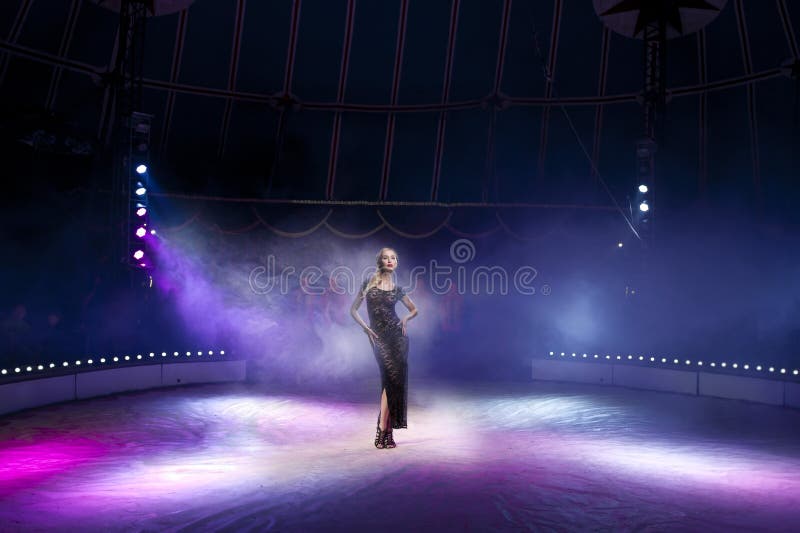 Woman in circus stock photo. Image of lace, human, artistic - 33209778