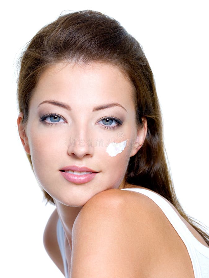 Woman with clean skin stock photo. Image of cosmetic - 19805542