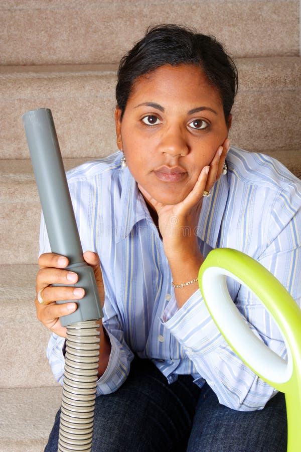 Woman Cleaning House stock image. Image of casual, woman - 7250159