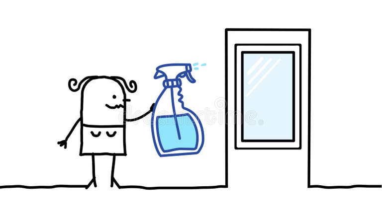 Cartoon Window Cleaning Stock Illustrations – 3,103 Cartoon Window ...