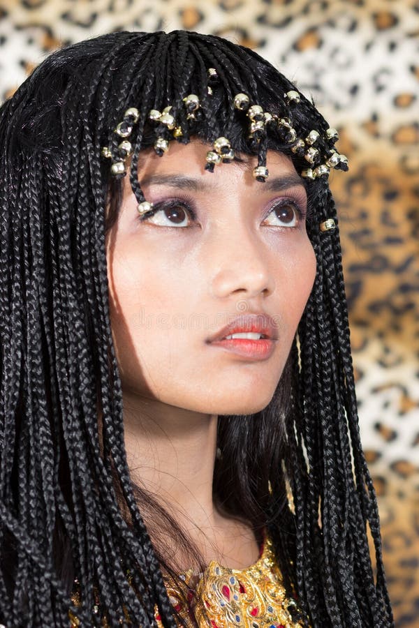 Woman in Cleopatra style stock photo. Image of alone - 44102412