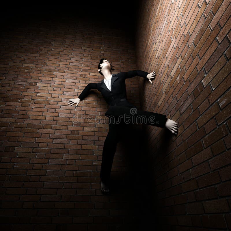 Scared Climbing Stock Illustrations – 69 Scared Climbing Stock ...