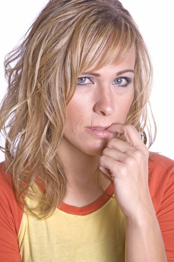 Woman expression frazzled stock photo. Image of glamour - 16493798