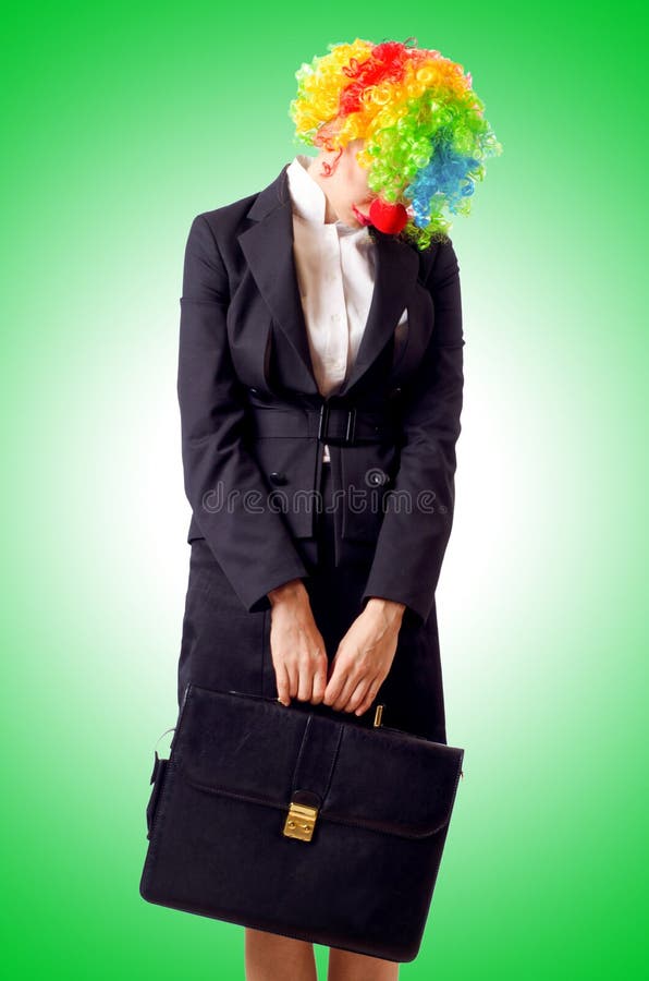 Clown in business suit stock photo. Image of metaphor - 31365784