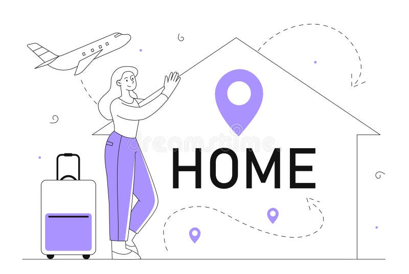 Go Back Home Stock Illustrations – 159 Go Back Home Stock Illustrations ...