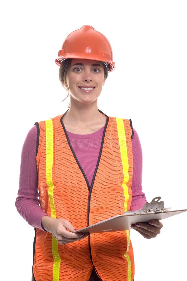 Woman construction outfit stock photo. Image of construction - 20386660