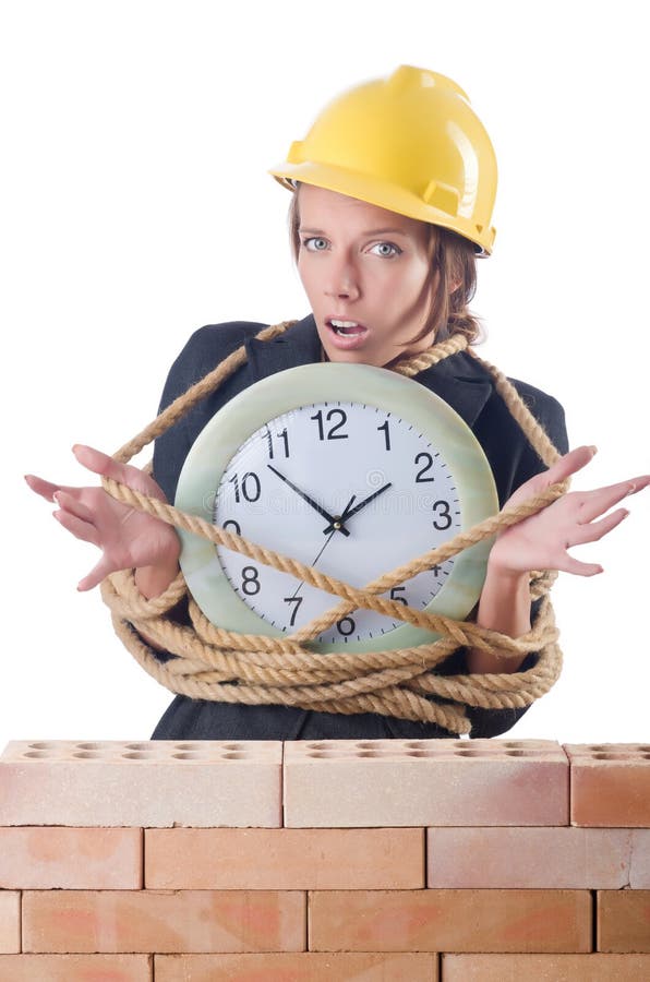 Woman construction worker stock photo. Image of construction - 40288066