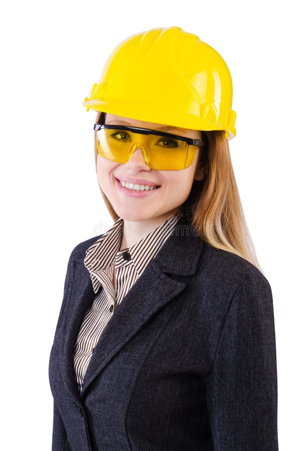 Woman construction worker stock photo. Image of designer - 40891328
