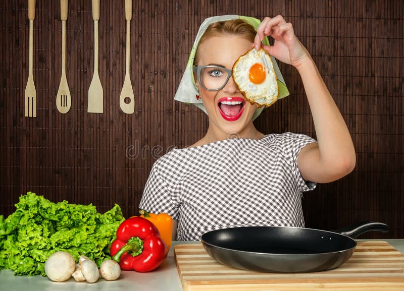 Woman cook stock photo. Image of happy, culinary, wife - 28462126