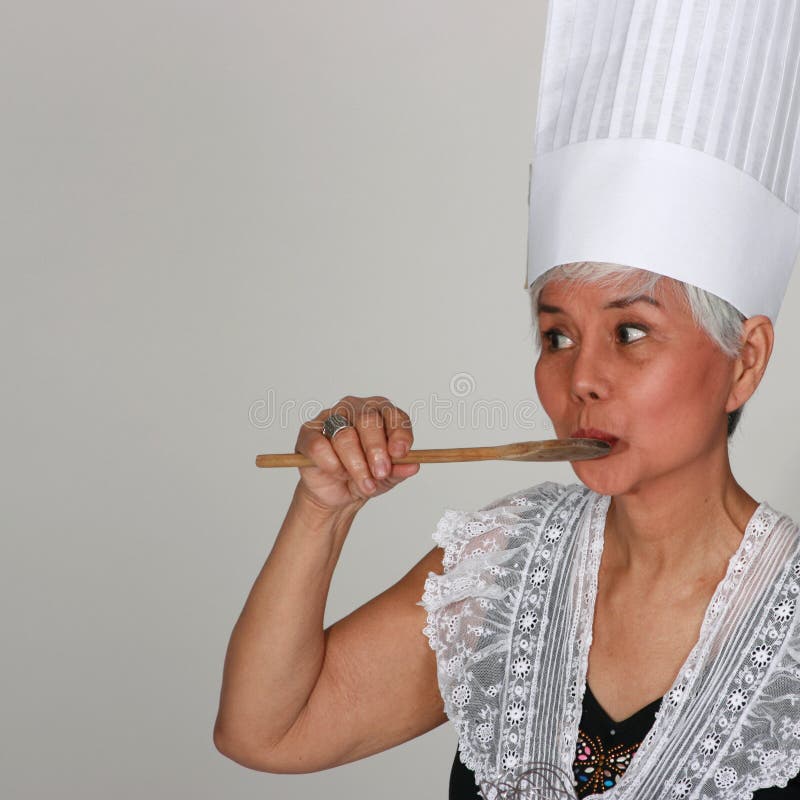 Woman cook stock image. Image of female, attractive, cook - 7521353