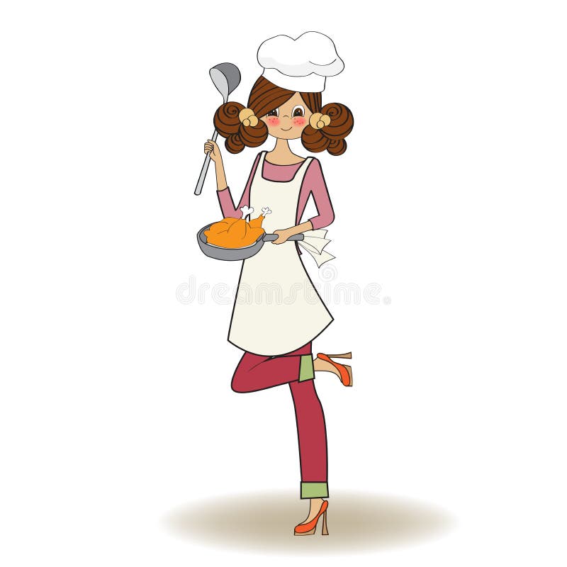 Woman Cooking Stock Illustrations – 33,730 Woman Cooking Stock ...