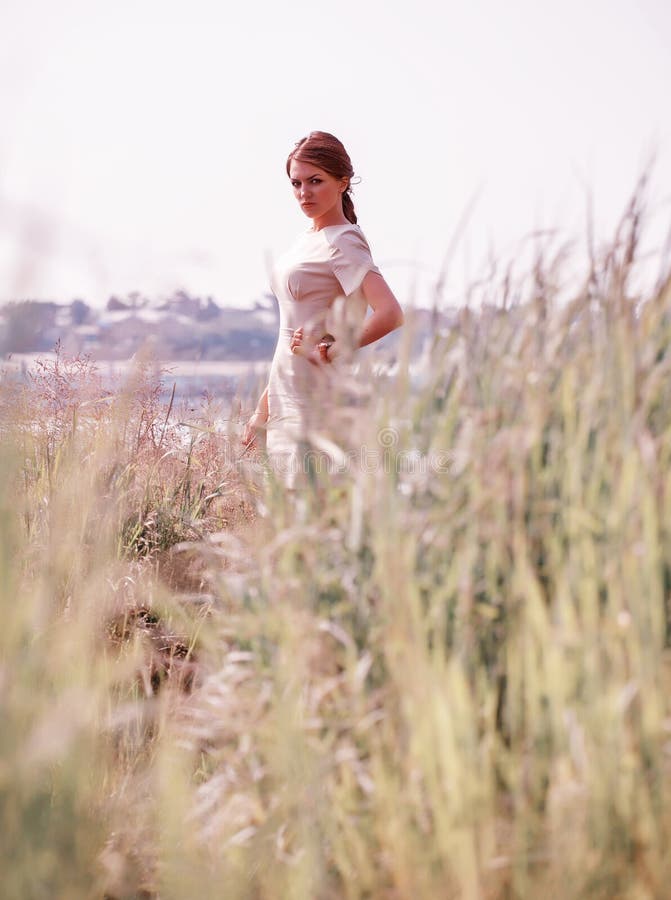 Woman in countryside stock photo. Image of selective - 26085142