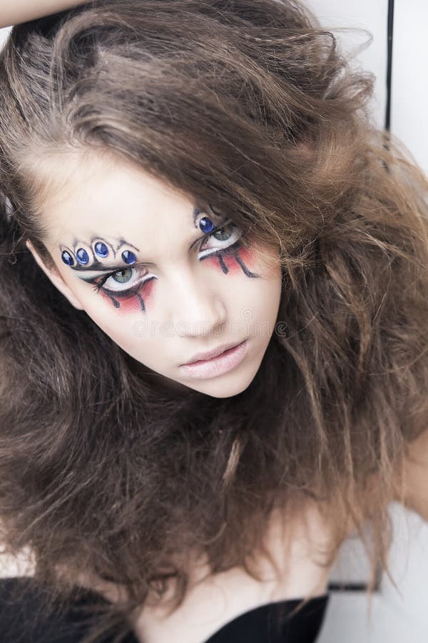 Woman Crying Masquerade Mask Ai Art Stock Photos - Free & Royalty-Free ...