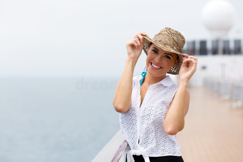 Woman cruise ship stock photo. Image of gorgeous, female - 47785810