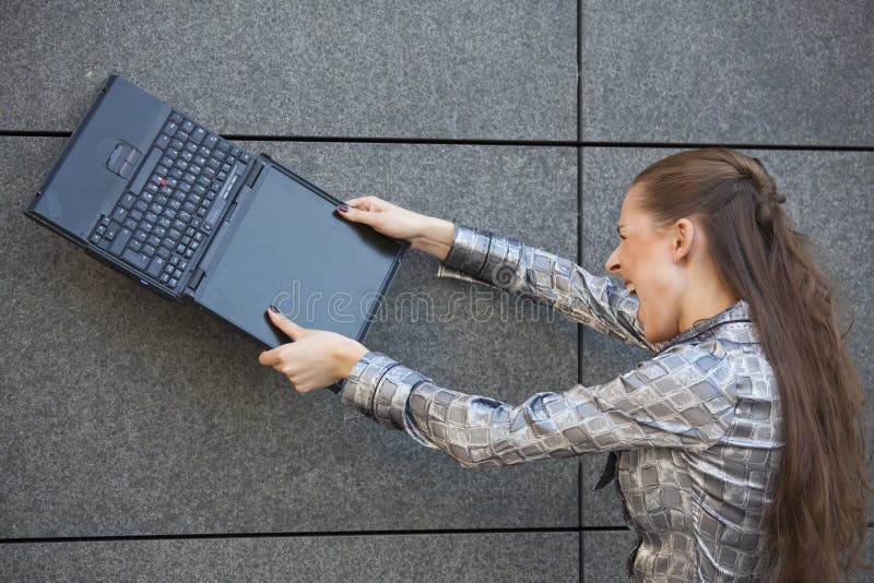 Computer and laptop stock image. Image of clipping, discouraged - 14768685