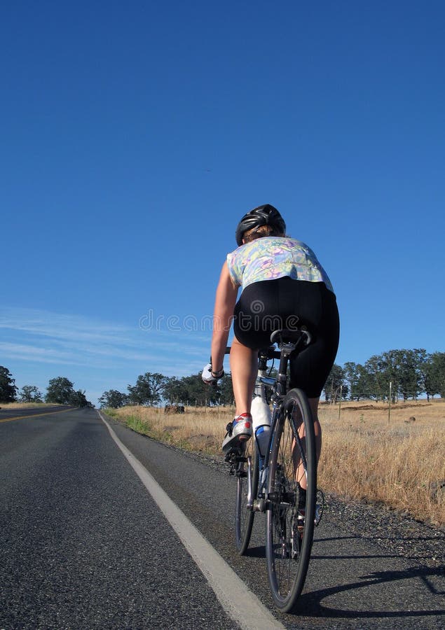 Woman Cycling stock photo. Image of leading, exercise - 2978848