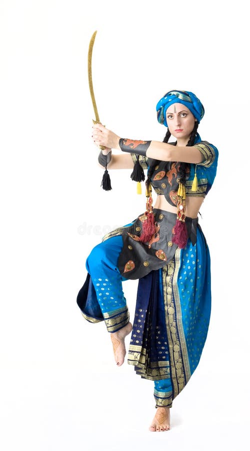 Woman Dance in Arabic Costume Stock Photo - Image of eastern, human ...