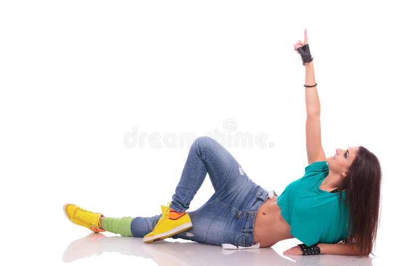 Woman street dancer posing stock image. Image of disco - 27318125