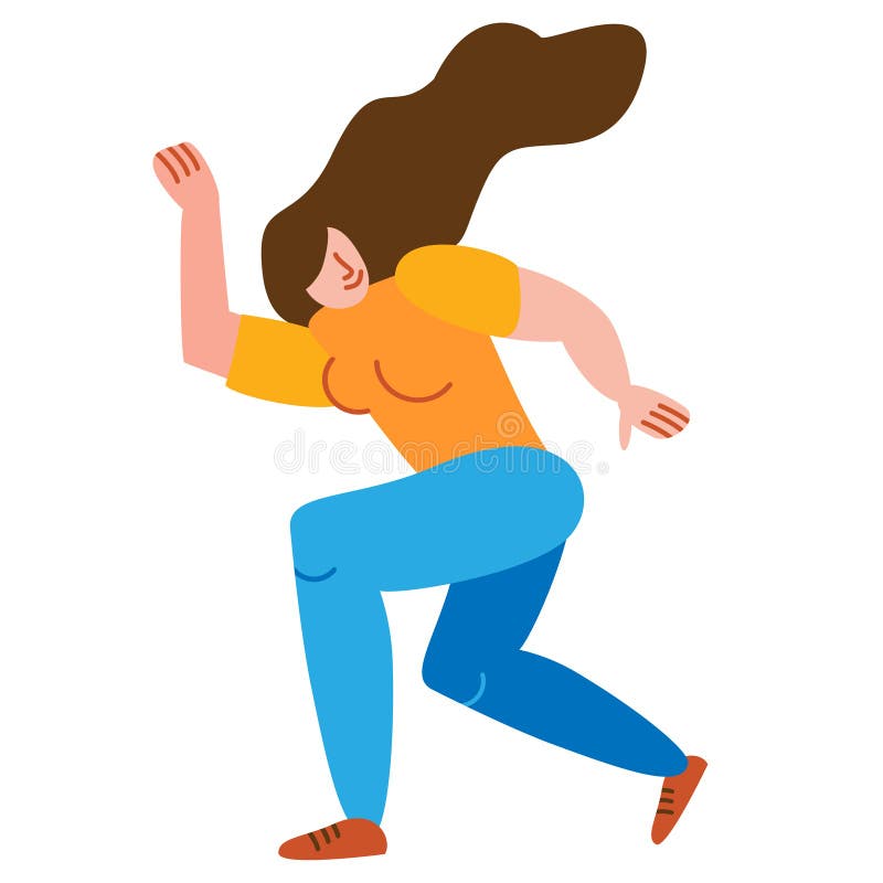 Woman Victory Pose Stock Illustrations 269 Woman Victory Pose Stock