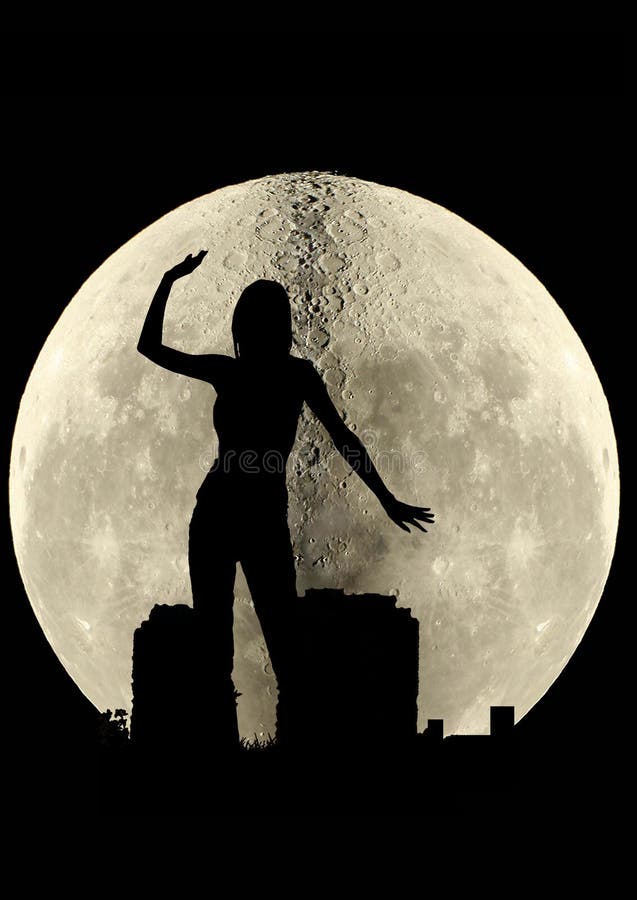 331 Dancing Silhouette Moon Stock Photos - Free & Royalty-Free Stock ...