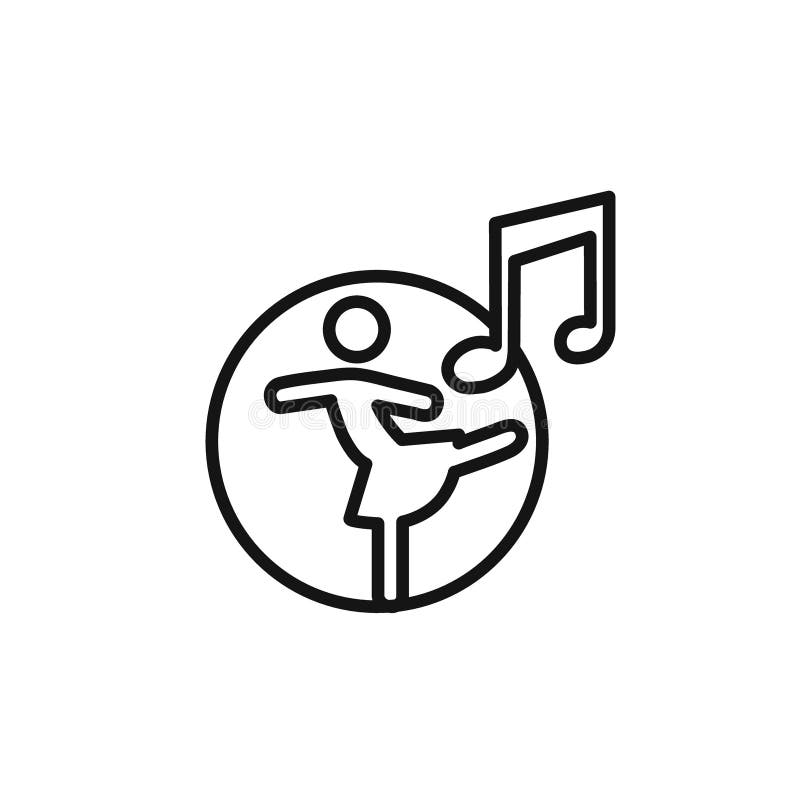 Woman Dancing Icon Vector Set Collection for Web Stock Vector ...