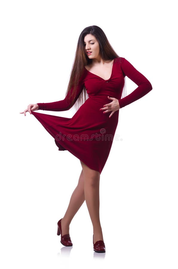 Woman dancing stock photo. Image of gymnastic, isolated - 36991946