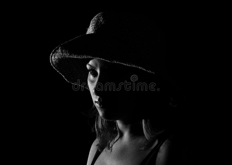 Woman in the Dark [Low Key] Stock Photo - Image of evocative, alone ...