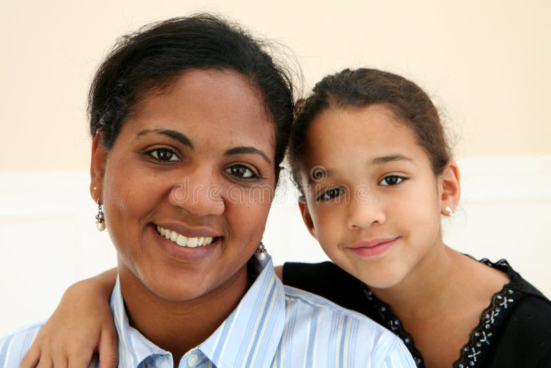 Woman and Daughter stock photo. Image of middle, smiling - 4978190