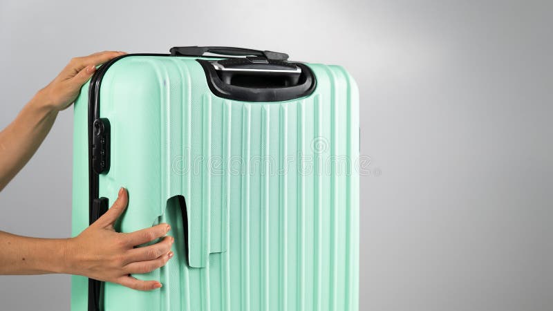 Broken baggage stock image. Image of journey, trolley - 76977789