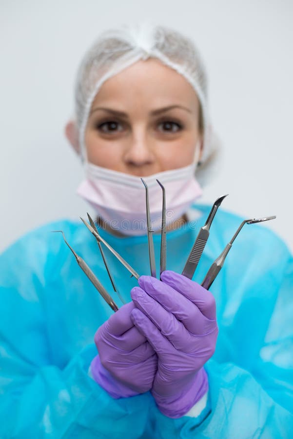 Woman dentist stock image. Image of doctor, caucasian - 58259025