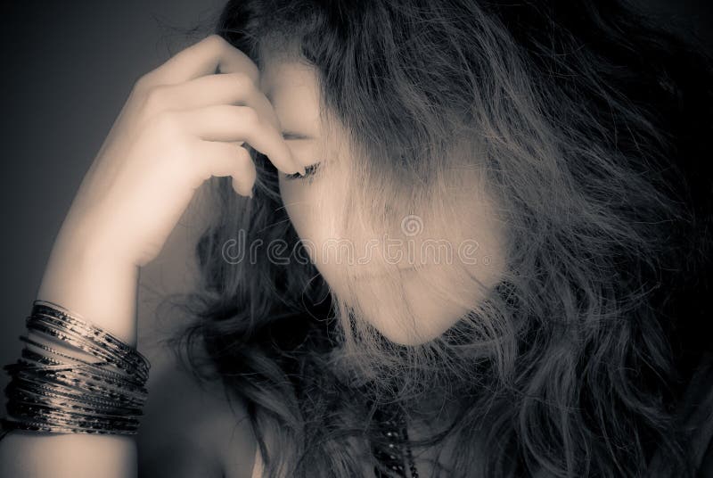 Woman in despair stock photo. Image of beauty, light - 15439334