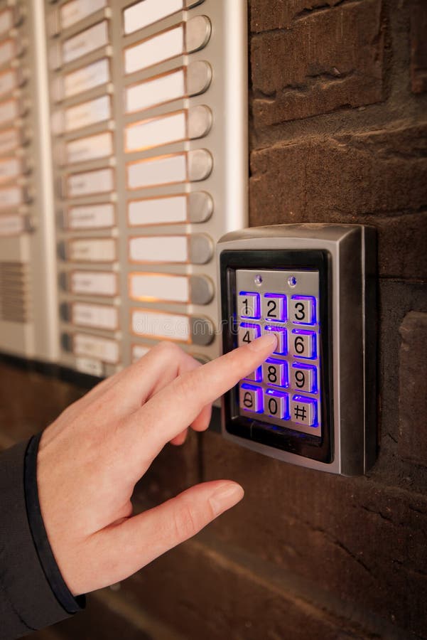Security Gate Intercom Keypad Stock Photo - Image of remote, keypad ...