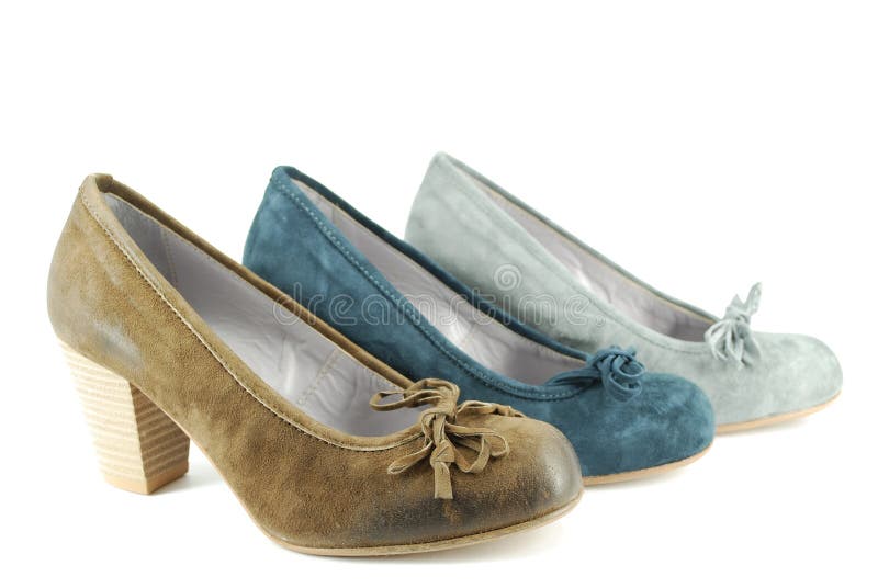 Woman Different Color Shoes Stock Image - Image of style, foot: 14586289