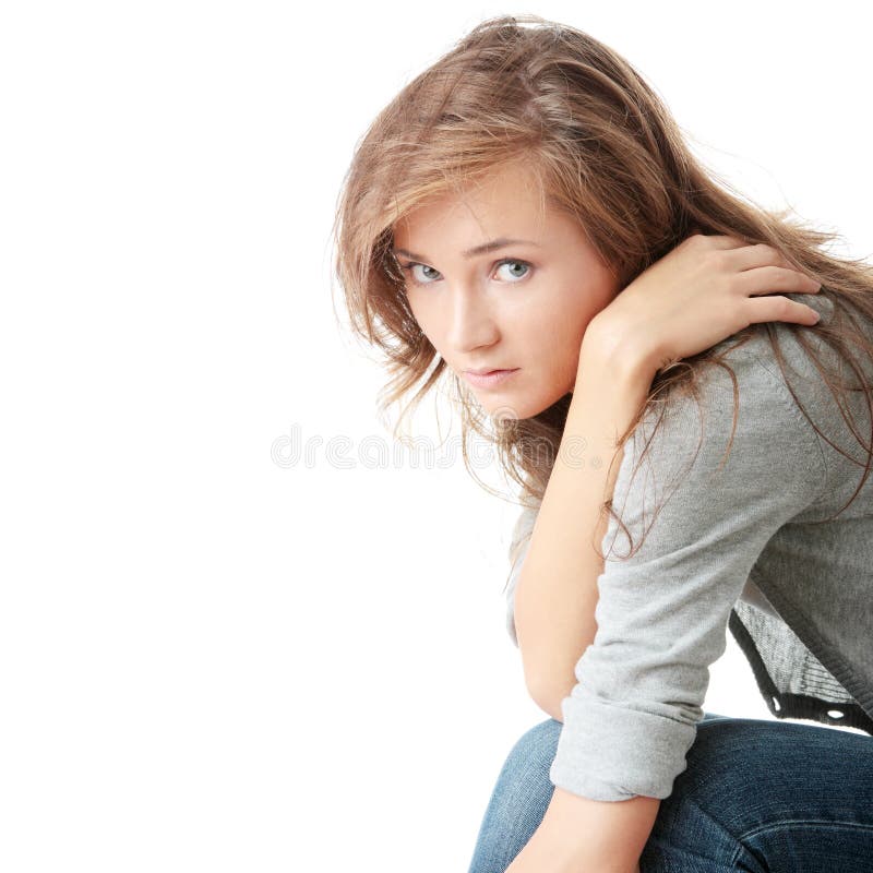 Woman is disappointed stock image. Image of loss, failure - 10677237