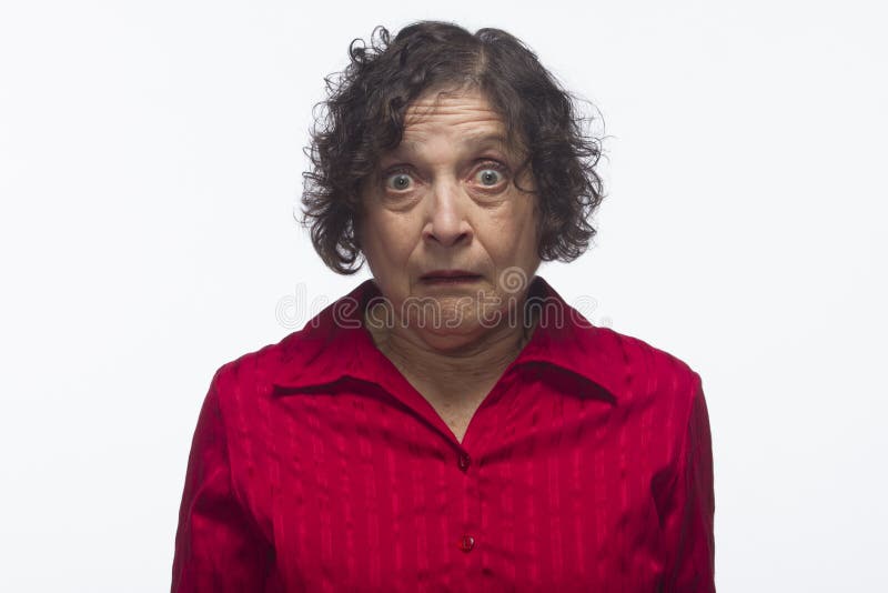 Woman in Disbelief, Horizontal Stock Image - Image of grimacing ...