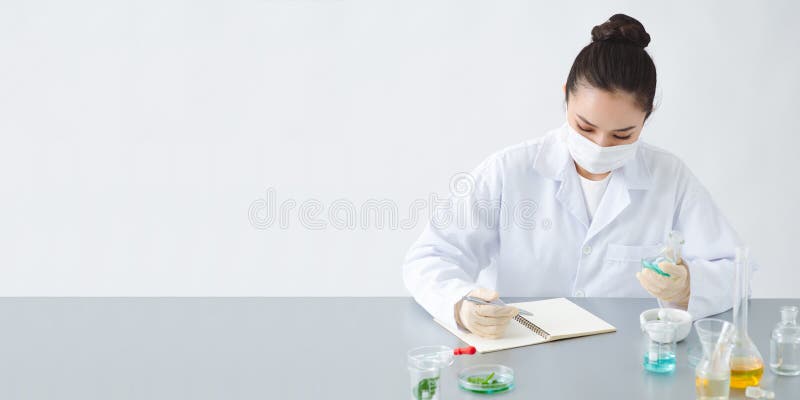 Woman Doctor Doing Chemical Tests in Laboratory Stock Photo - Image of ...