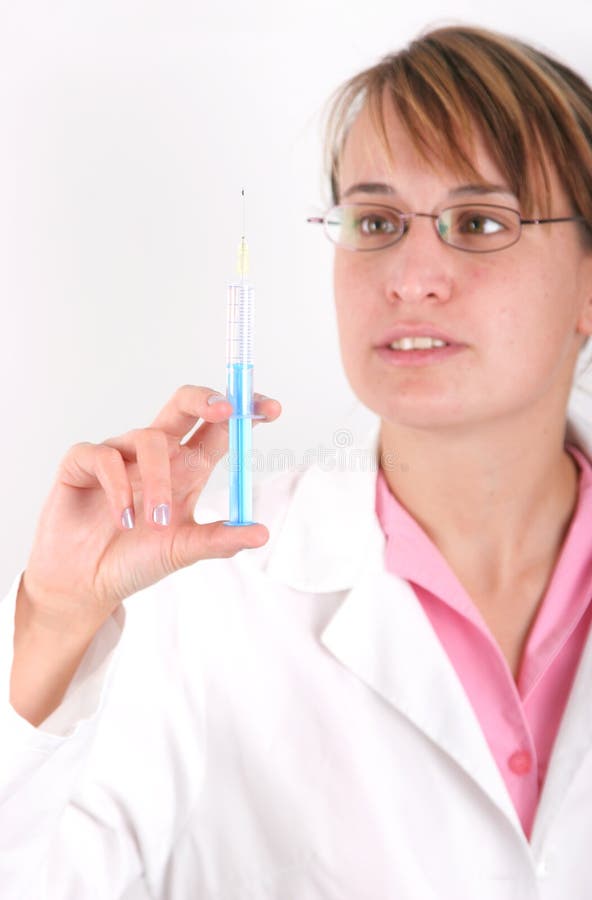 Doctor with a Big Injection Stock Photo - Image of needle, dance: 47871868