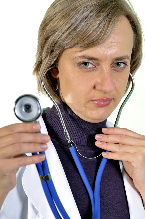 Woman doctor portrait stock photo. Image of woman, doctor - 7417204