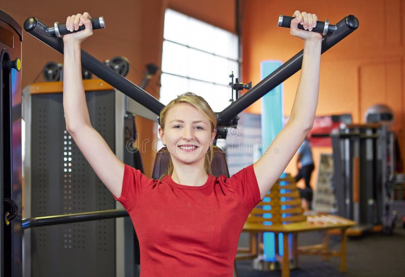 Woman Doing Back Exercises on Stock Photo - Image of smile, happy: 27865654