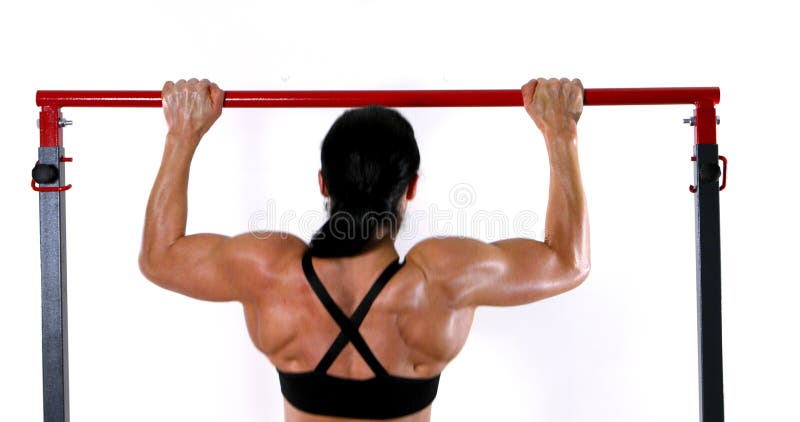 Women excercising on rod stock image. Image of healthy - 91625393