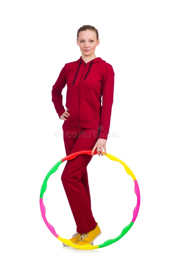 Active Senior Woman Doing Exercises Stock Photo - Image of female ...