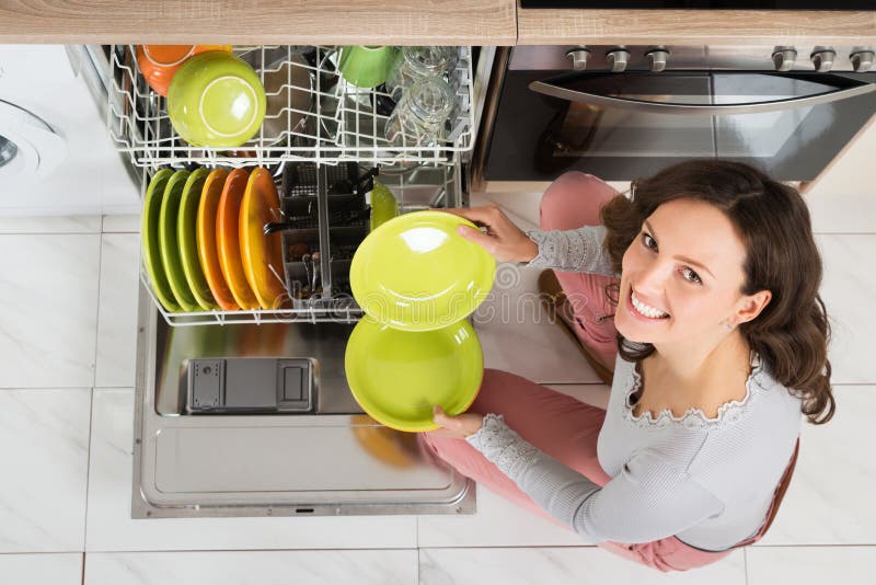 Housewife Doing Multitasking Household Work Stock Photo - Image of ...